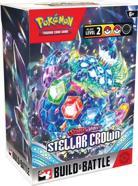 Pokémon Scarlet & Violet Stellar Crown Build & Battle Box – Black ...