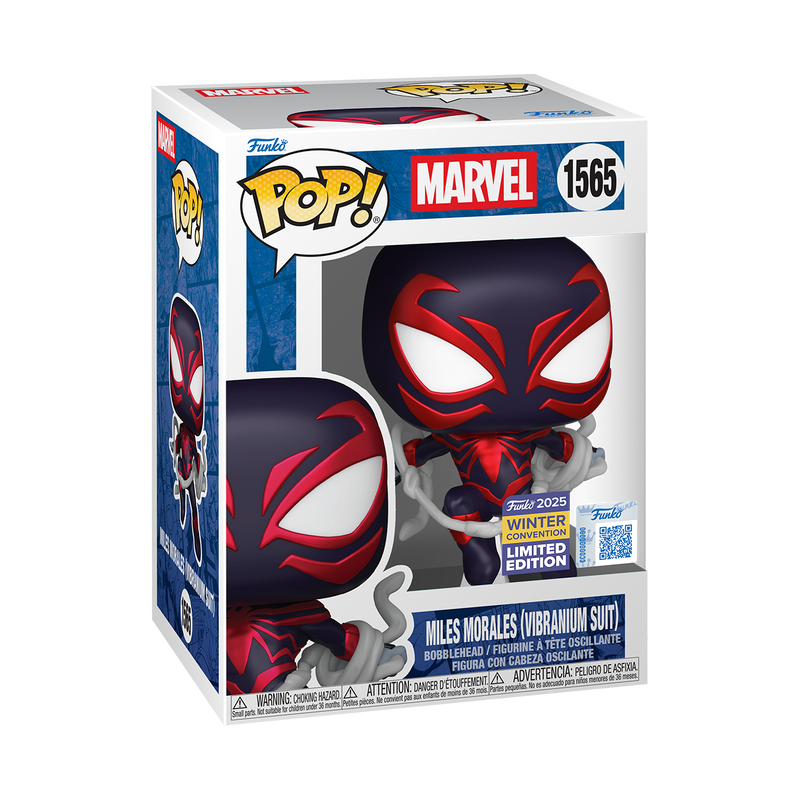 Funko POP! Miles Morales (Vibranium Suit) - Limited Edition 2025 Winte ...