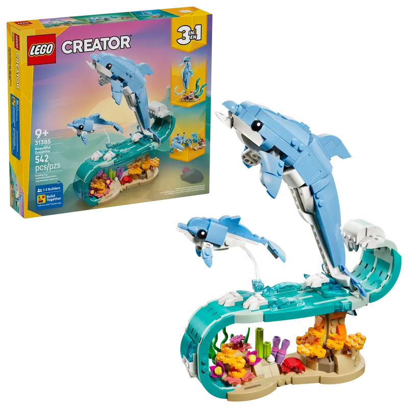 LEGO Sea Animals: Beautiful Dolphins – Black Panther Collectables