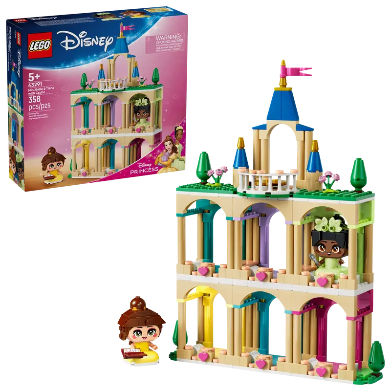 LEGO Mini Belle & Tiana with Castle – Black Panther Collectables