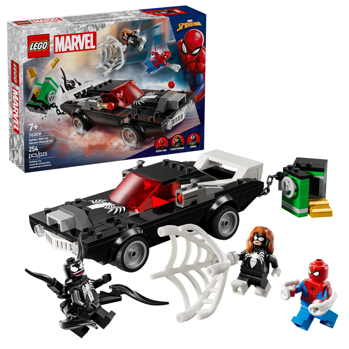 LEGO Spider-Man vs. Venom Muscle Car – Black Panther Collectables