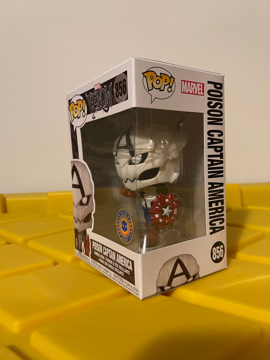 Funko POP! Poison Captain America - Limited Edition Pop In A Box Exclu ...